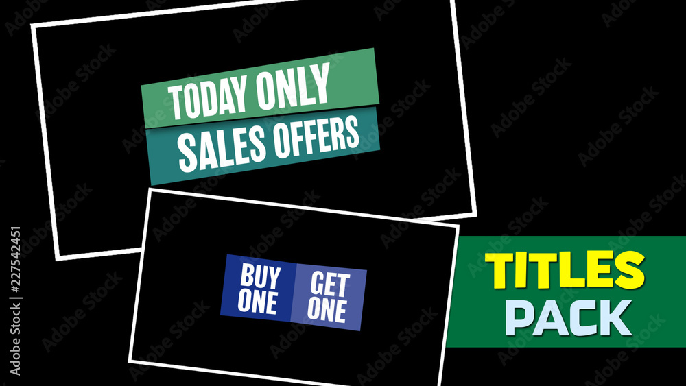 Divided Panels Title Stock Template | Adobe Stock
