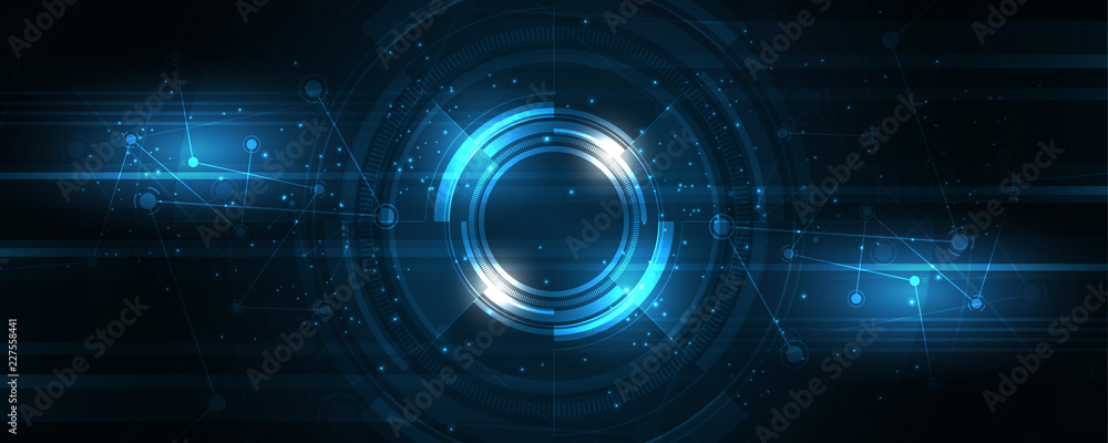 Abstract technology background Hi-tech communication concept innovation ...