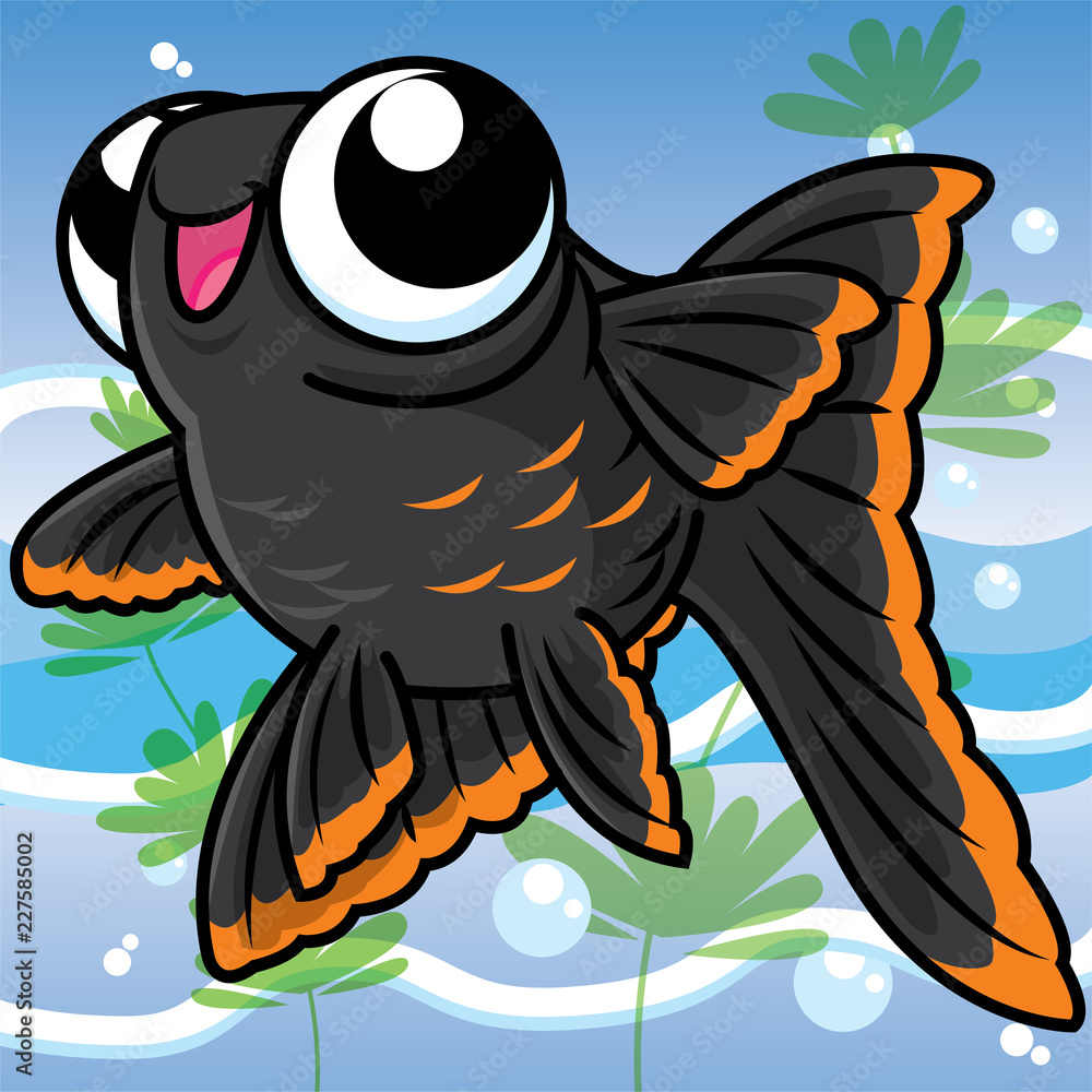 Telescope Goldfish Art