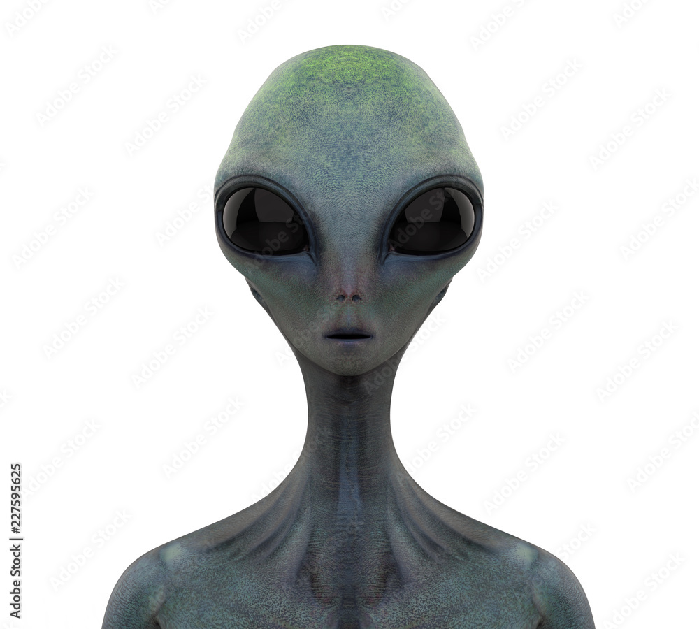 Alien Creature Isolated Stock Illustration | Adobe Stock