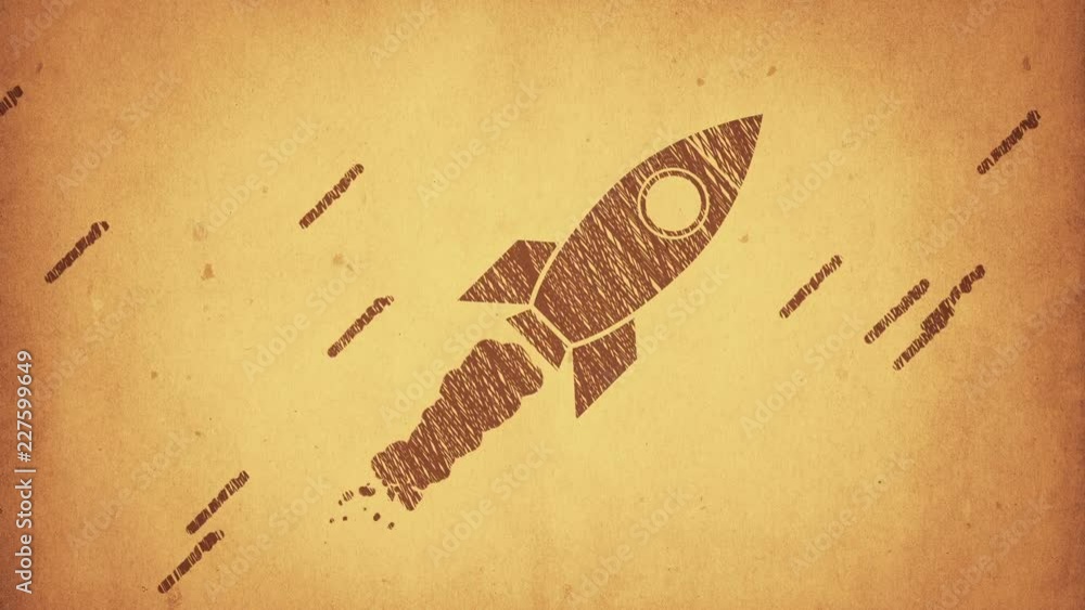 Animation icon in drawing style. Animation in stop motion style ...