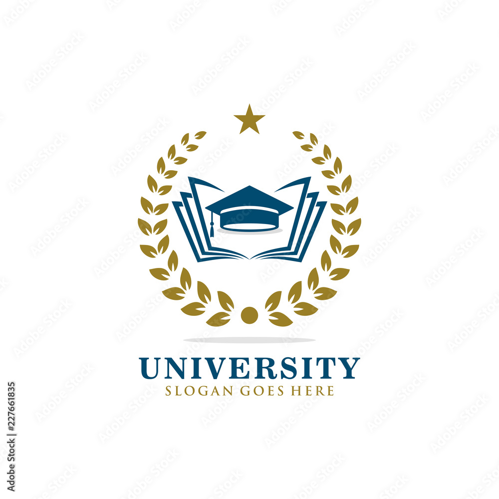 University logo template Stock Vector | Adobe Stock