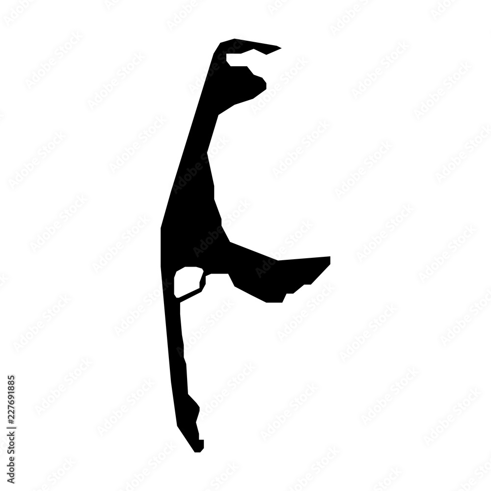 Sylt, Umriss, Landkarte - Icon, Symbol, Piktogramm, grafisches Element ...