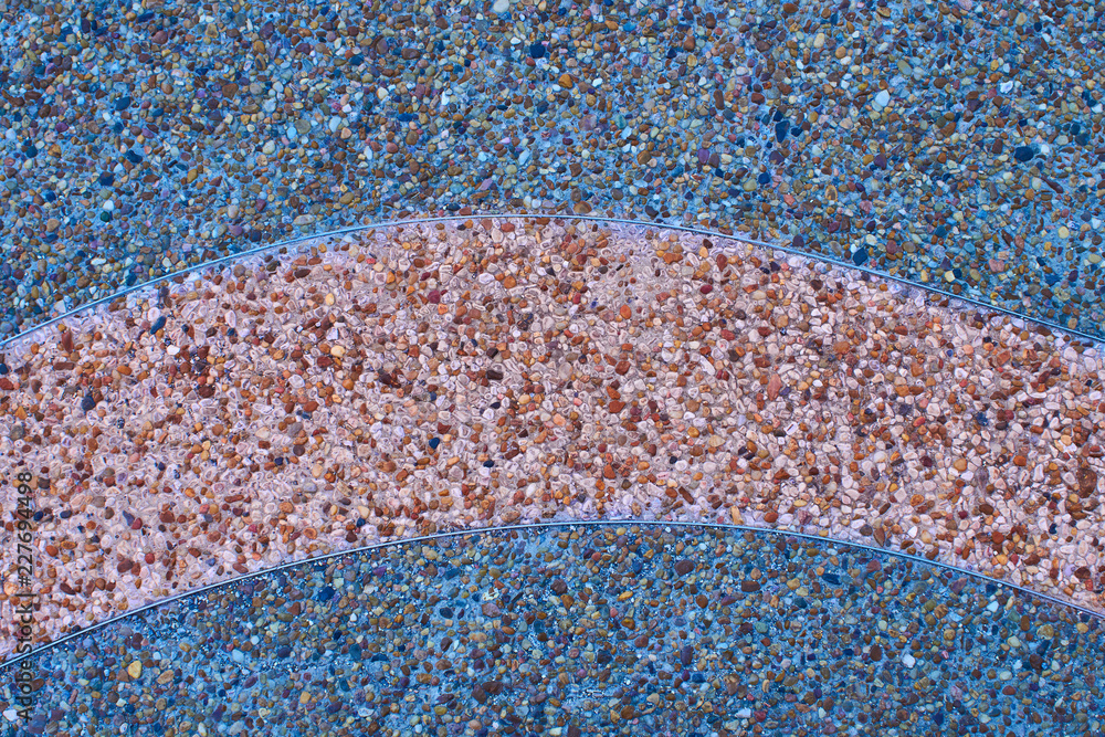 Strips of bright and dark gravel. Texture Stock Photo | Adobe Stock