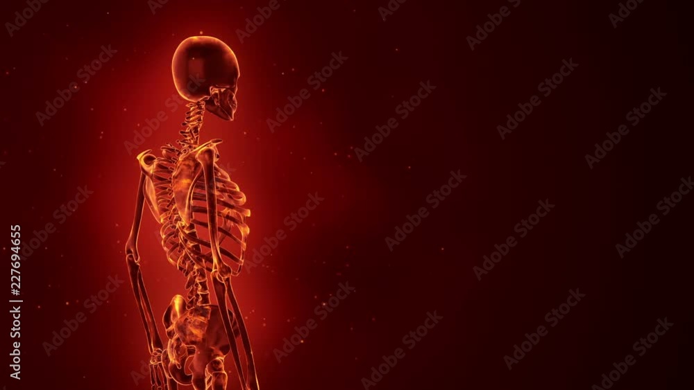 Vidéo Stock Abstract background with animation of rotation realistic ...