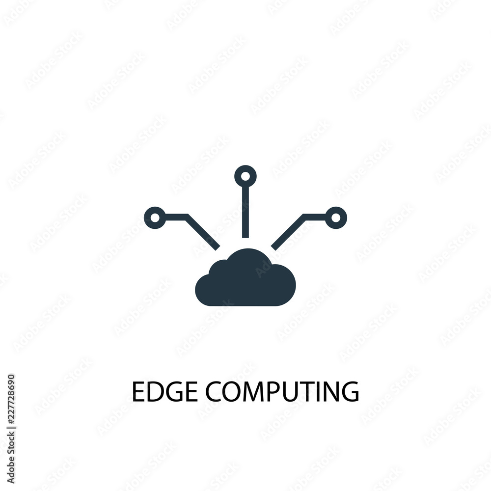Edge Computing icon. Simple element illustration. Edge Computing ...