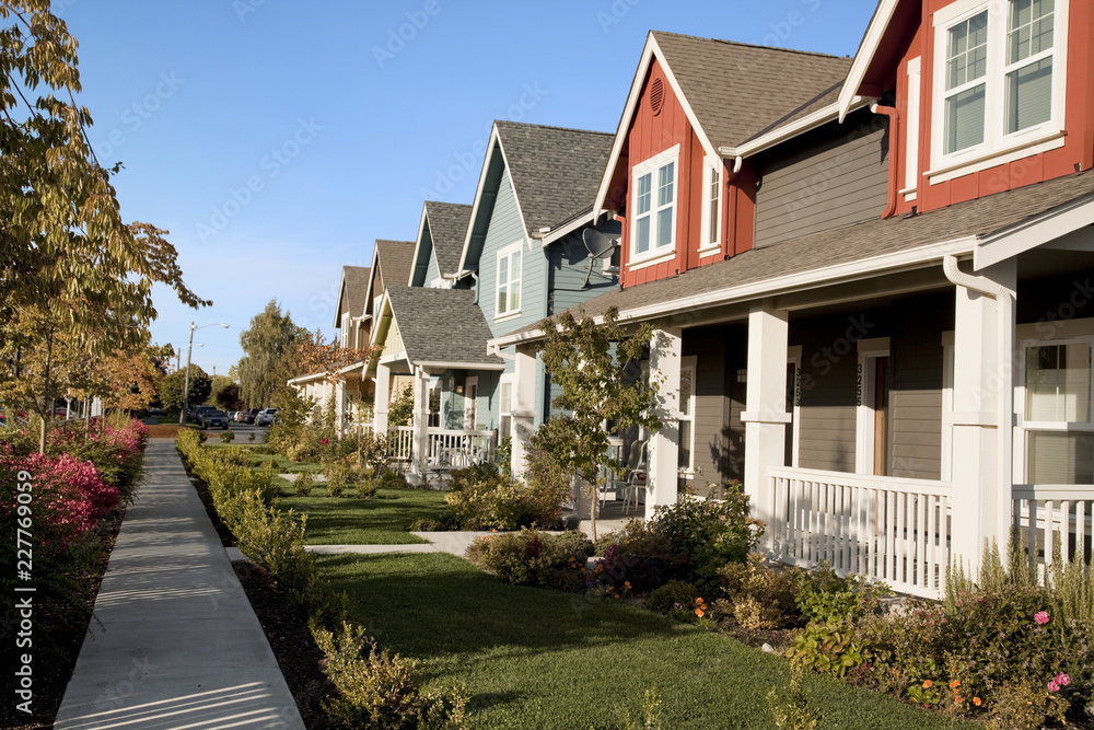 house in the village Stock Photo | Adobe Stock