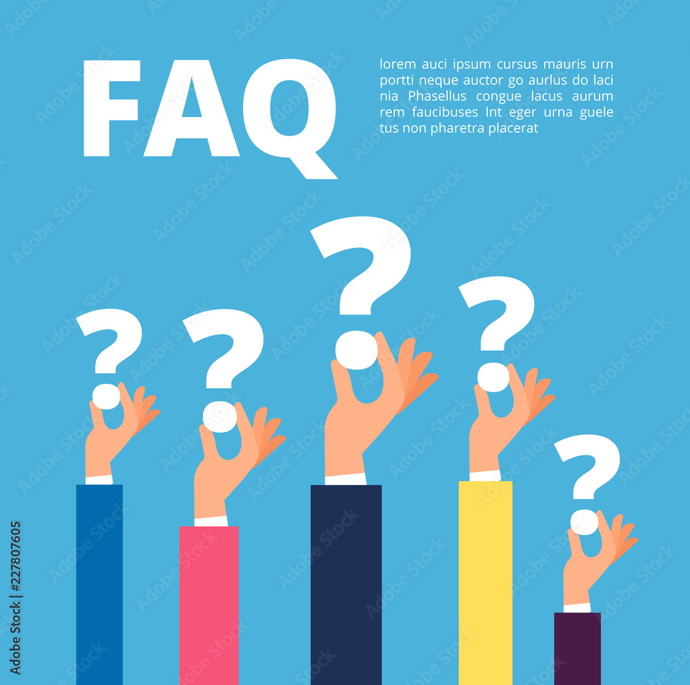 Faq concept. Businessman hands holding question marks. Quiz and online ...