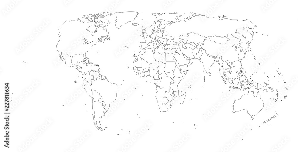 Blank World Maps With Countries