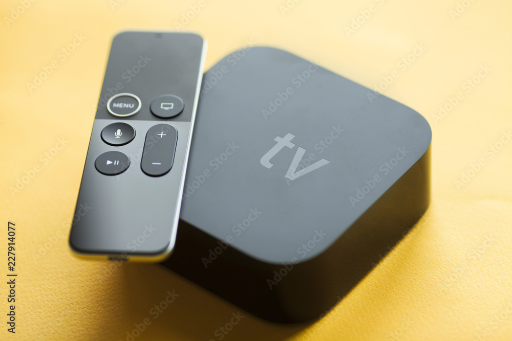 Remote control devices concept. Set of controller and micro console for ...