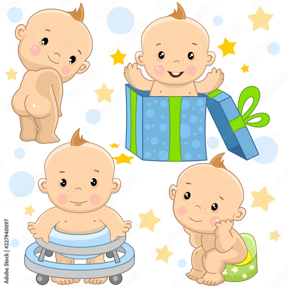 Baby Boy Stuff Clip Art