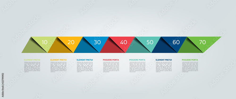 Infographic timeline report, template, chart, scheme. Vector. Stock ...