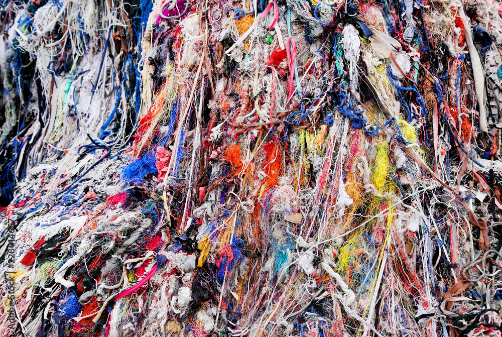 Textile waste in Bangladesh Stock Photo | Adobe Stock