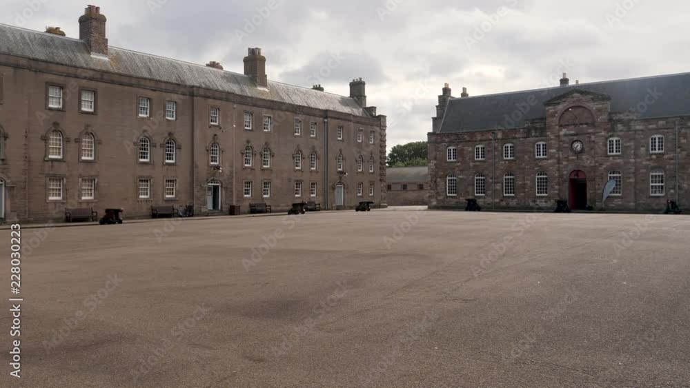 Zoom in-Parade ground Berwick-upon-Tweed Barracks and Main Guard ...