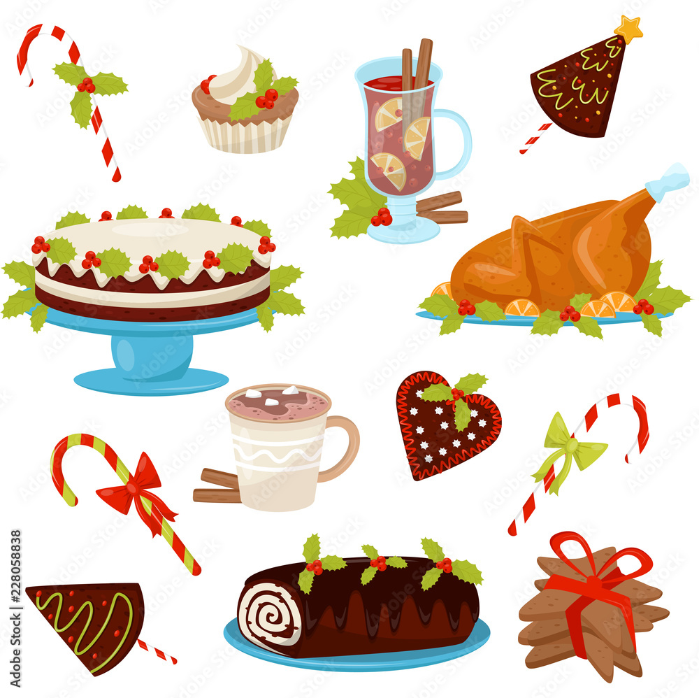 Holiday Dinner Clipart