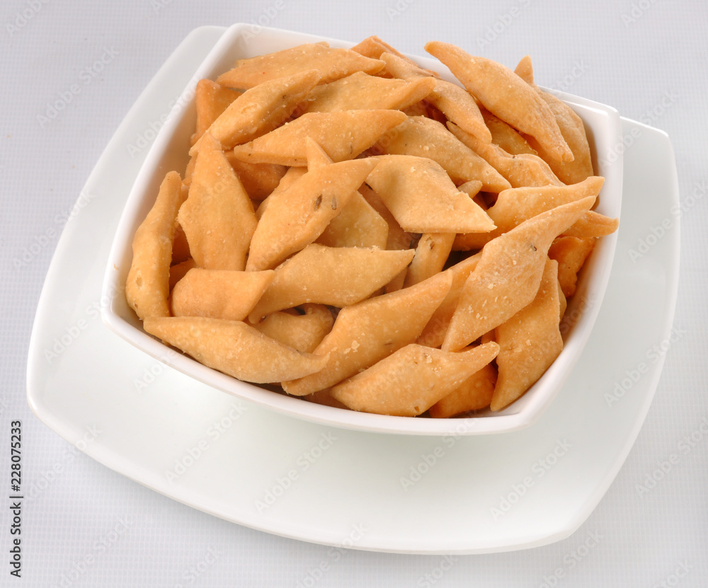 Shakar Para / Namak Para, a popular Indian snack enriched with ...