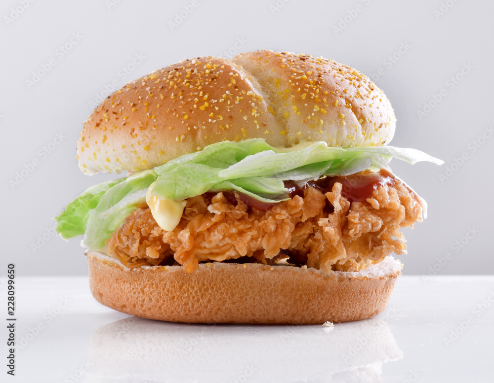 Zinger Burger Stock Photo | Adobe Stock