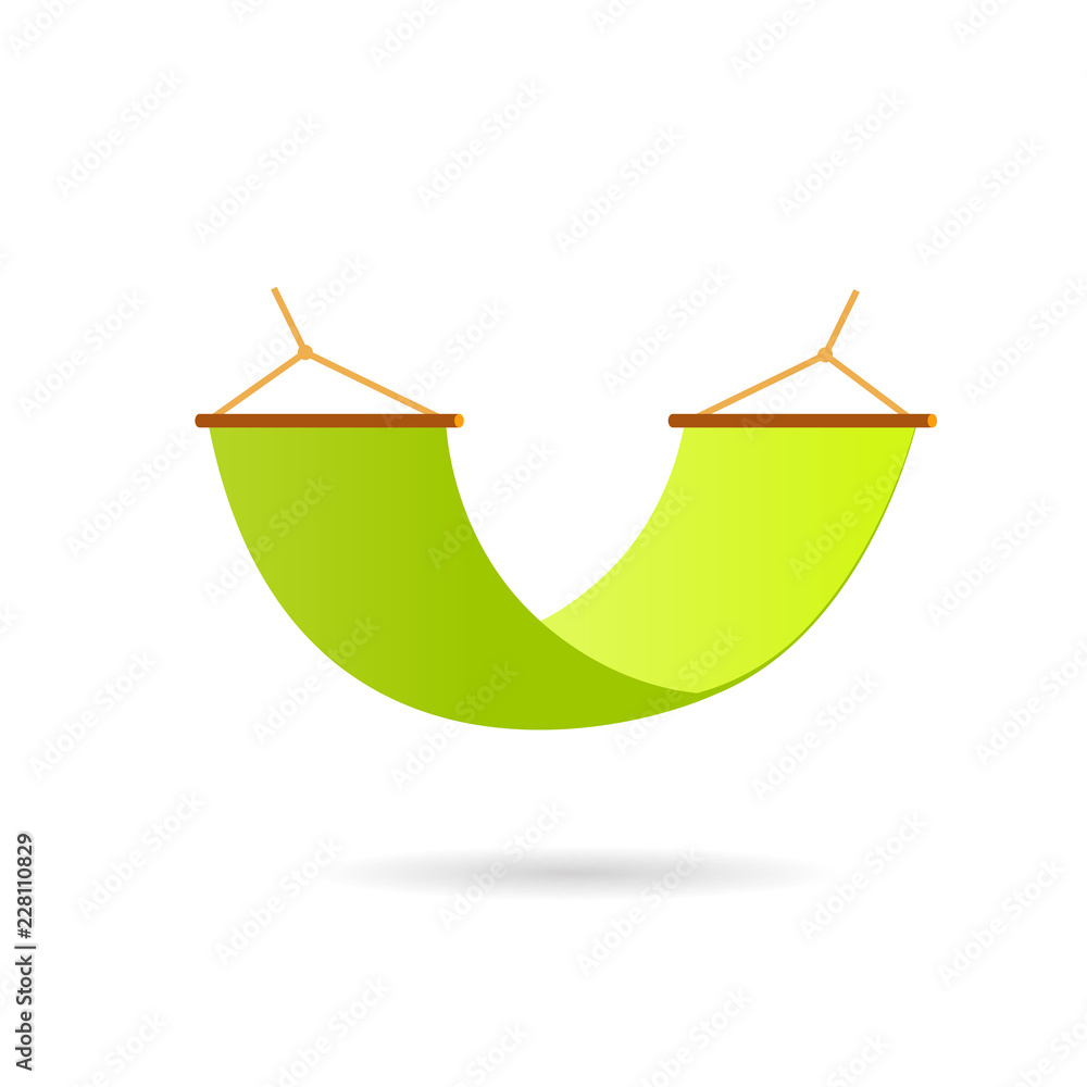 Hammock icon. Clipart image isolated on white background Stock Vector ...
