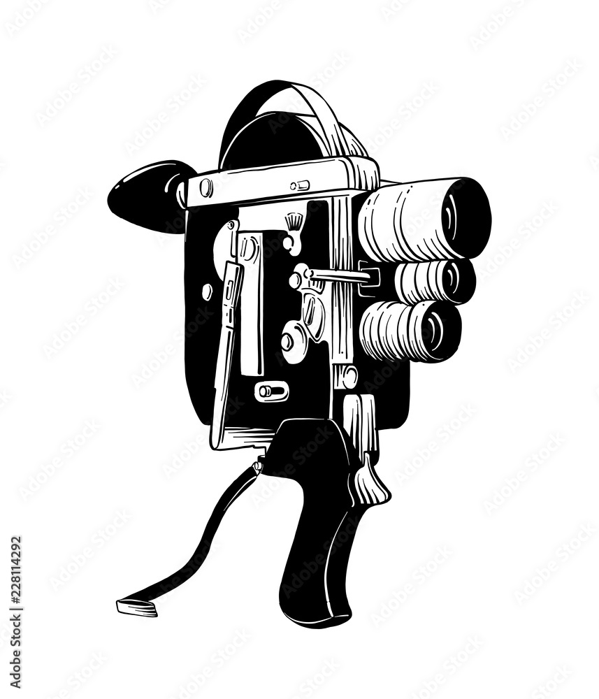 Vector engraved style illustration for posters, decoration and print ...