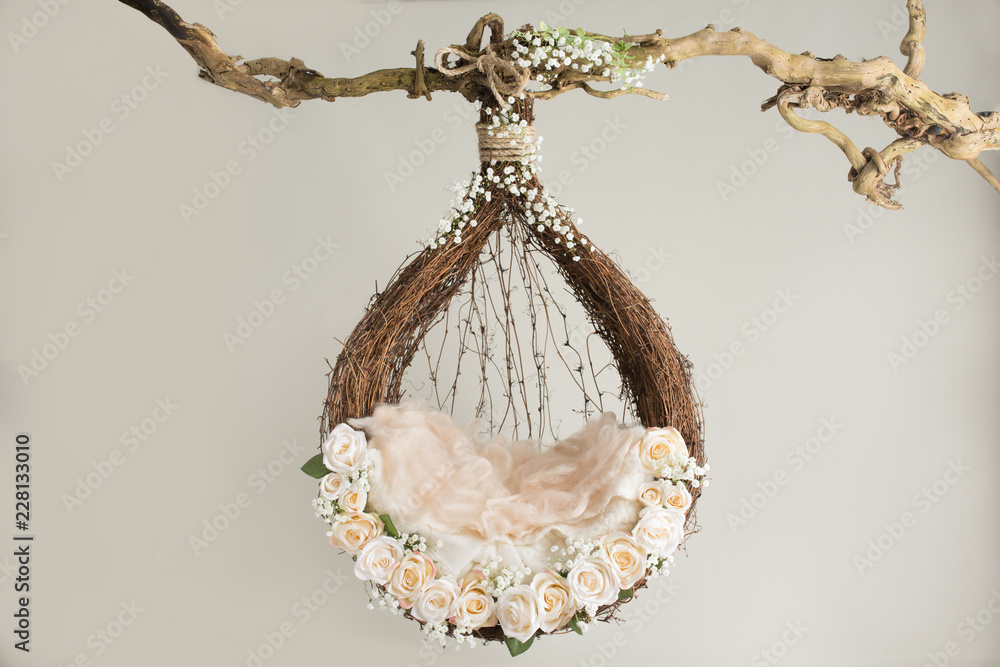 Lovely flower background for newborn baby, concept of newborn baby ...