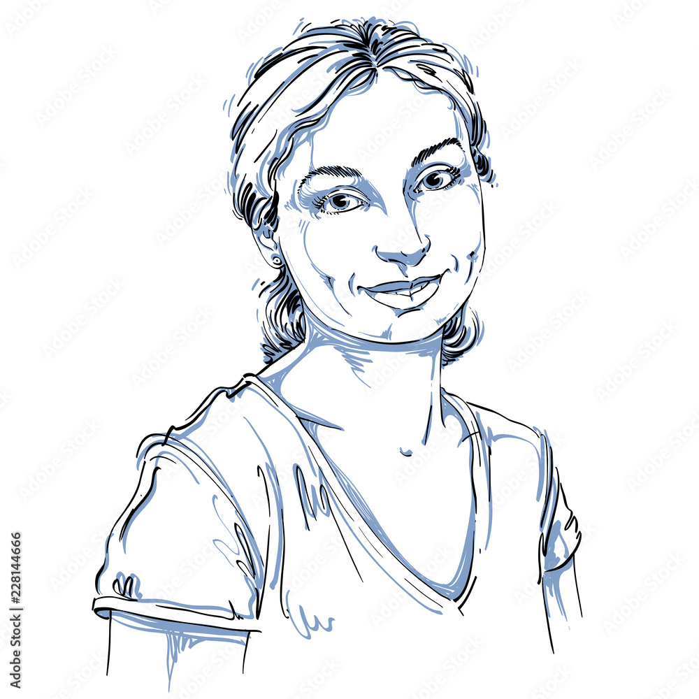 Excited Face Drawing