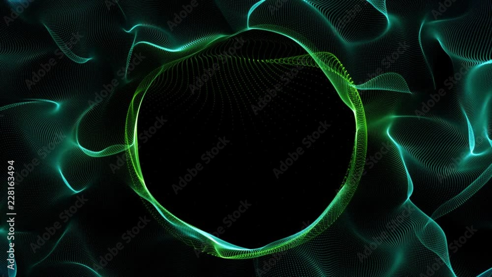 Loop Abstract Particle logo reveal Background, Particle Explosion logo ...