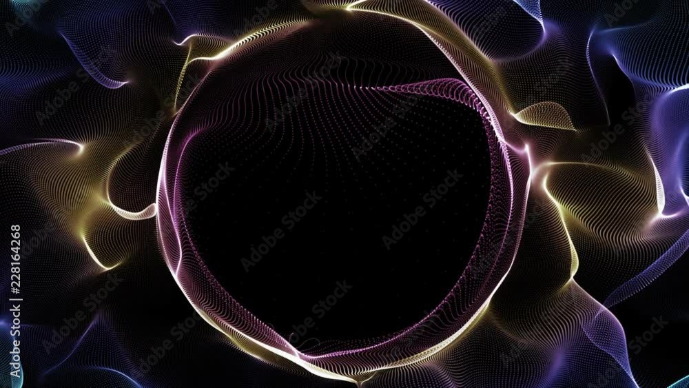 Loop Abstract Particle logo reveal Background, Particle Explosion logo ...