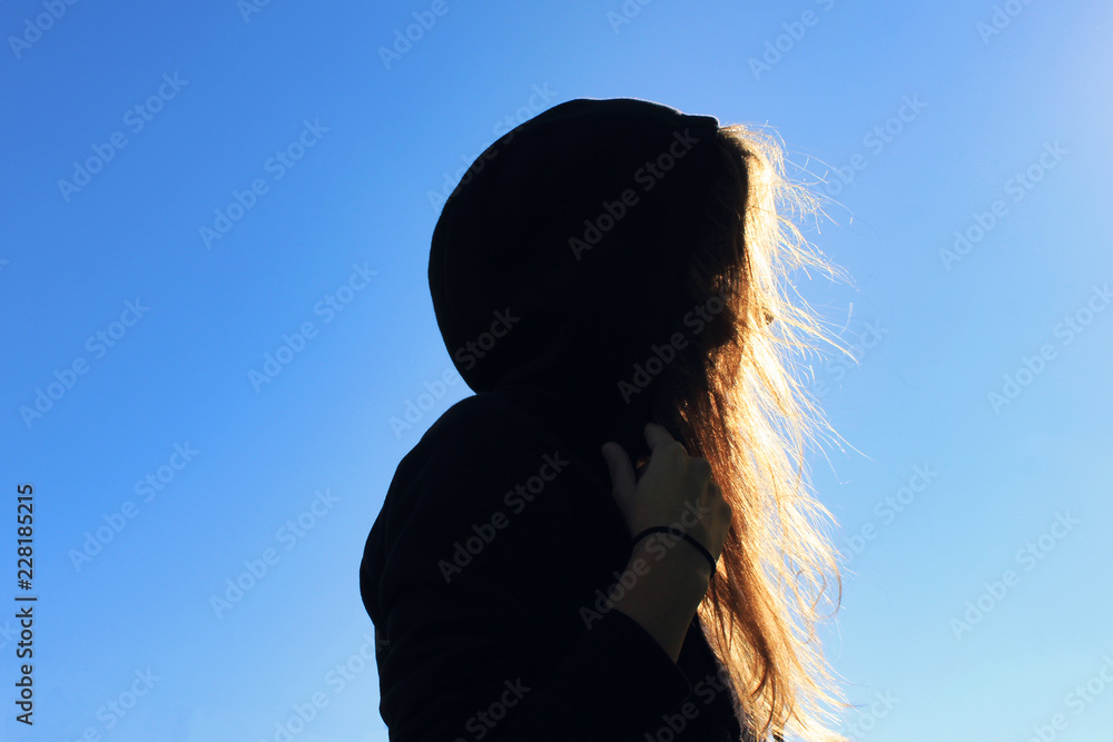 Woman Facing Backwards