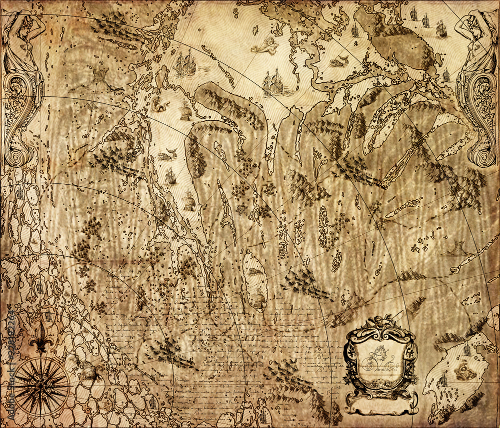 Old Fantasy Map