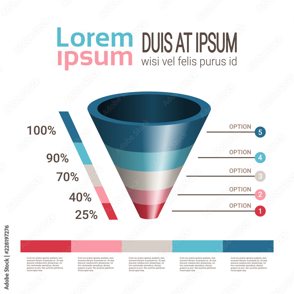 business timeline process chart infographics funnel template used for ...
