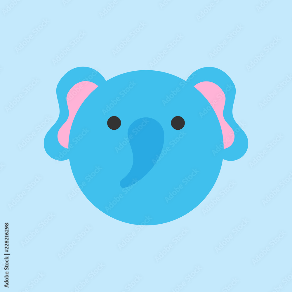Cute Elephant Icon