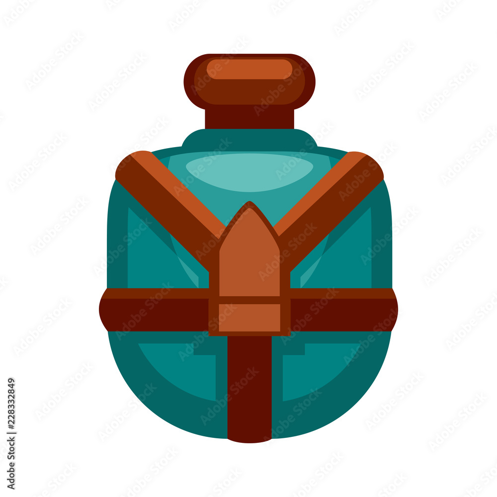 Cartoon vector flask icon Stock Vector | Adobe Stock