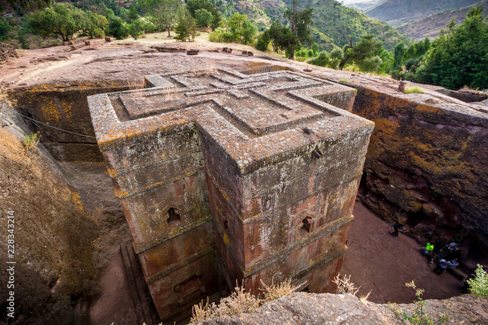 Rock Hewn Churches of Lalibela, Ethiopia Stock Photo | Adobe Stock