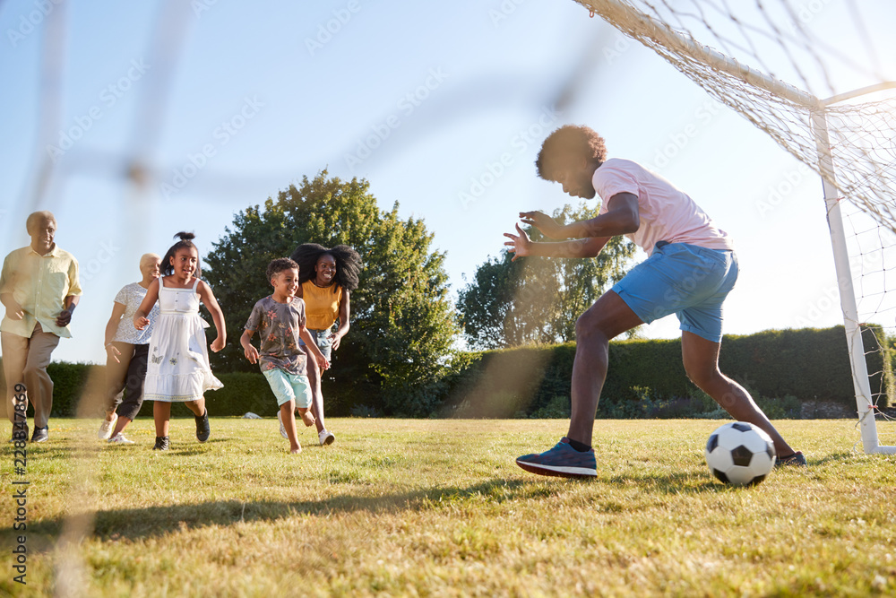 Kids Scoring Soccer Goals