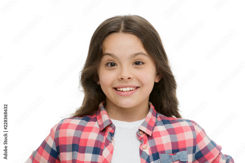 Sincere emotional child. Girl laugh emotional face. Humor and react ...