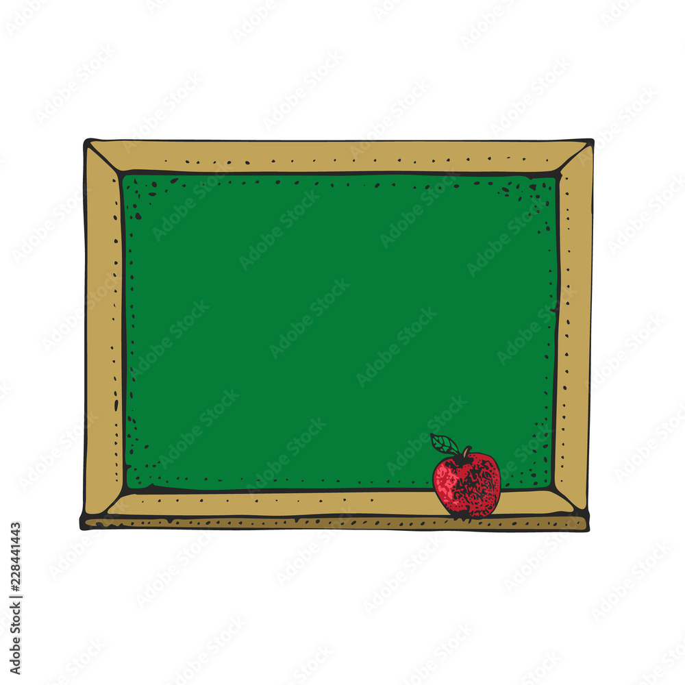 Green Chalkboard Clipart