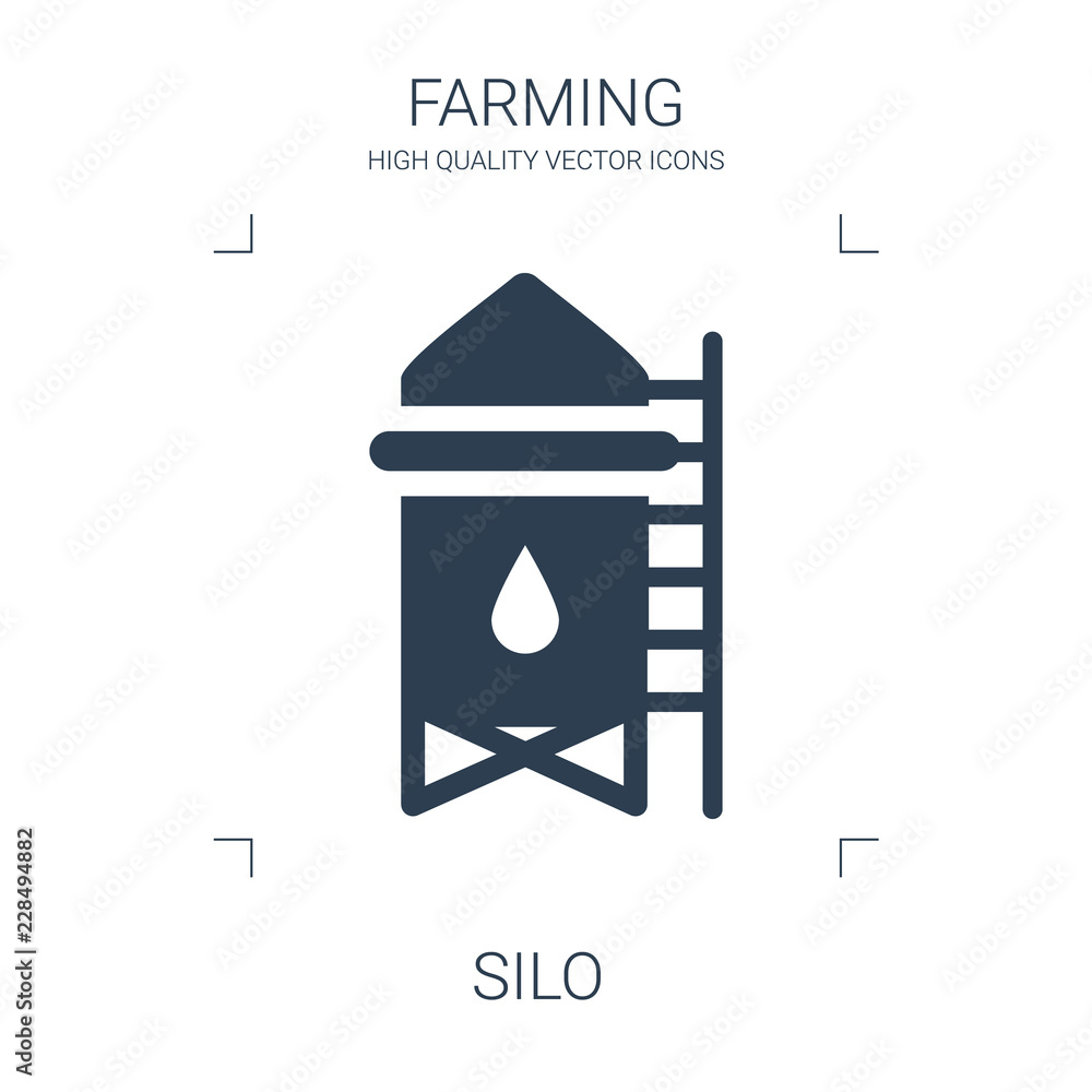 silo icon Stock Vector | Adobe Stock