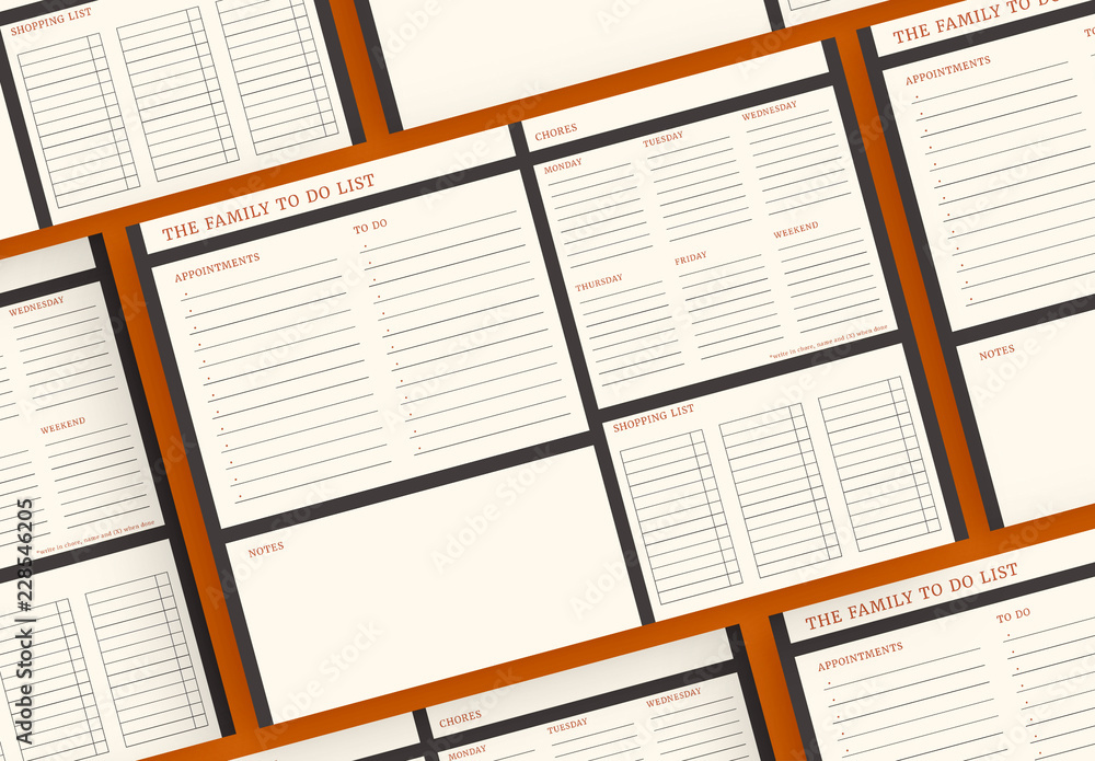 To Do List Layout Stock Template | Adobe Stock