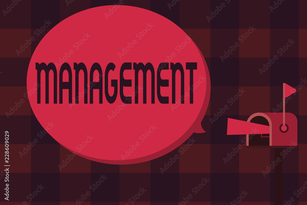 Stockillustratie Word writing text Management. Business concept for ...