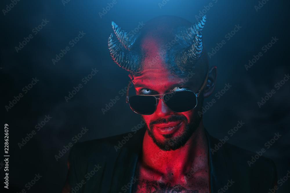 dark evil man Stock Photo | Adobe Stock