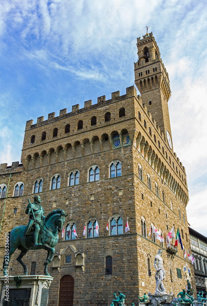 The Old Palace (Palazzo Vecchio o Palazzo della Signoria), Florence ...