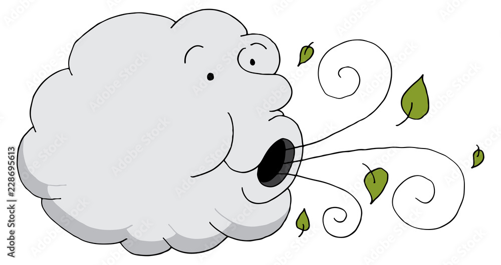 Animated Wind Blowing Leaves Clipart