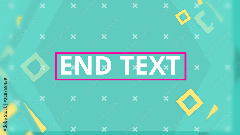 Geometric Shapes Title Stock Template | Adobe Stock