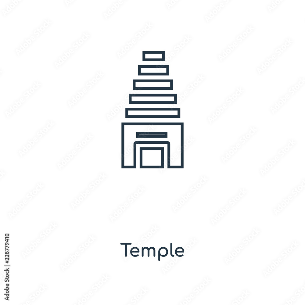 temple icon vector Stock Vector | Adobe Stock
