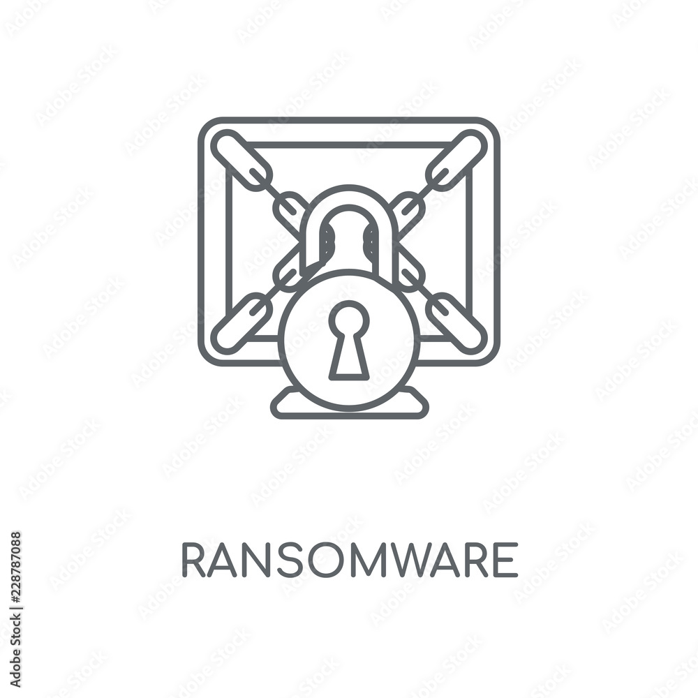 ransomware icon Stock Vector | Adobe Stock