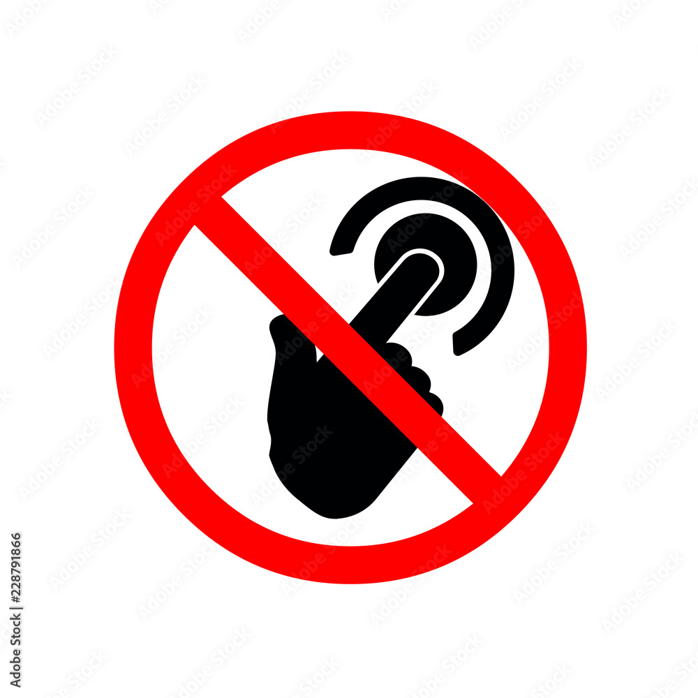 No, Ban or Stop signs. Phone icons. Smartphone video call sign. Search ...