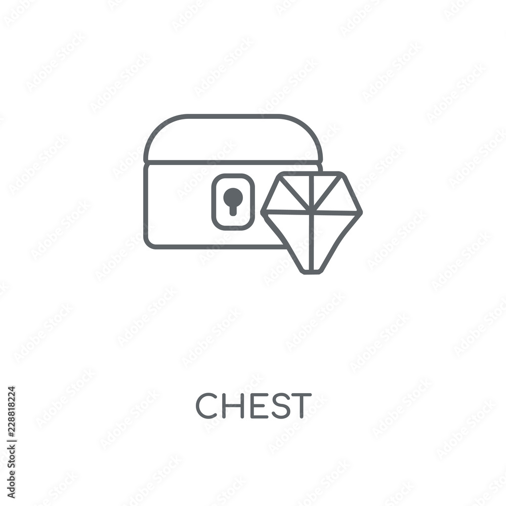 chest icon Stock Vector | Adobe Stock