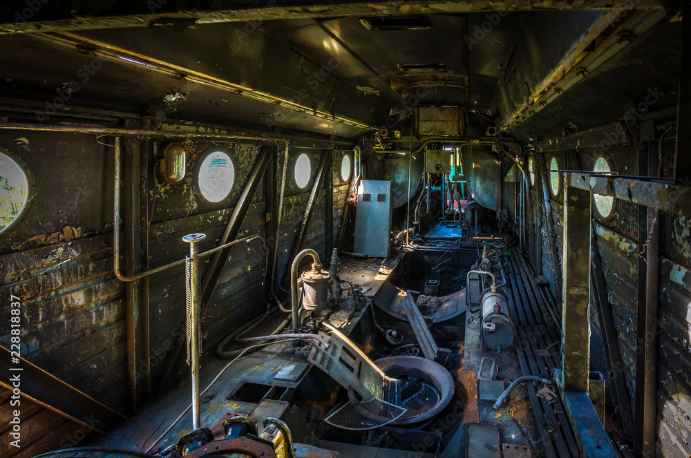Diesel Locomotive Interior
