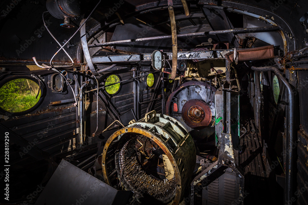 Diesel Locomotive Interior