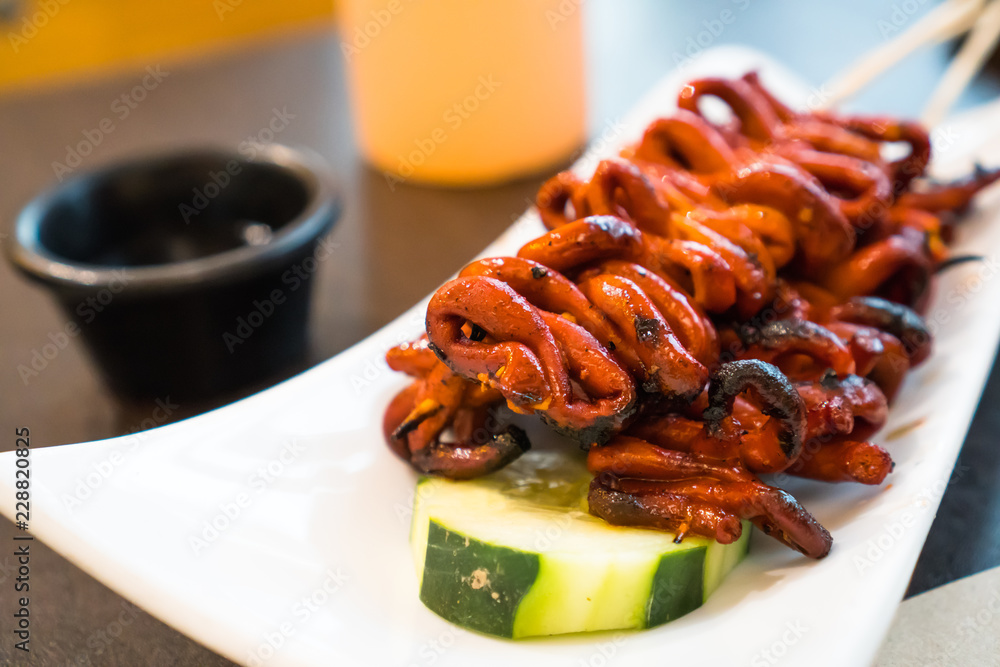 isaw or chicken intestine is one of favorite delicacy of Filipinos ...